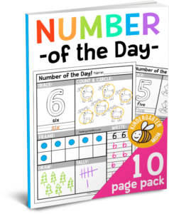 NumberDayFreebie - Kindergarten Mom