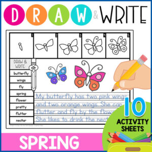 DirectedDrawingSpringTPT - Kindergarten Mom