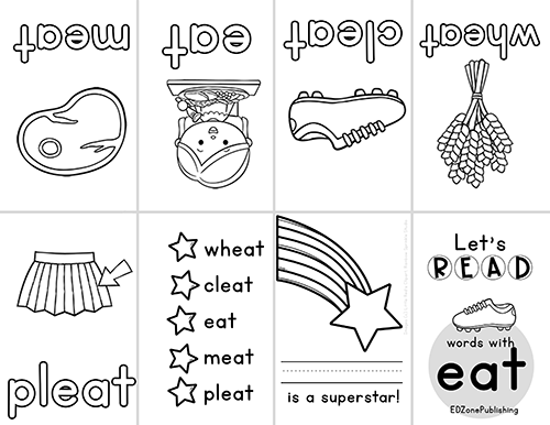 Minibook-EAT - Kindergarten Mom