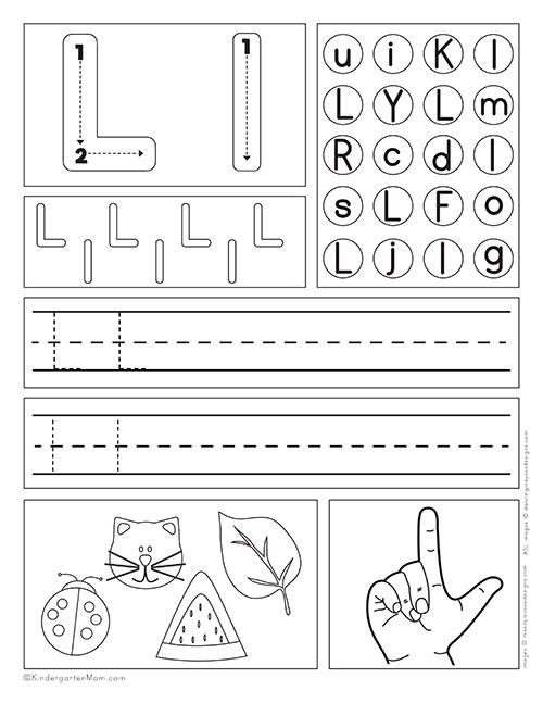 5 Best Images Of Printable Letter L Worksheets Printable Preschool