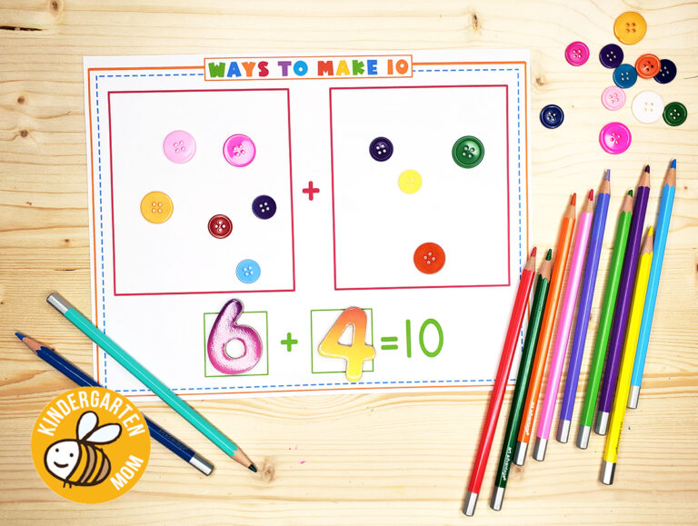 Addition Worksheets for Kindergarten - Kindergarten Mom