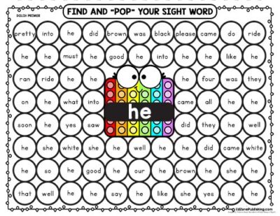 Kindergarten Sight Word Printables - Kindergarten Mom