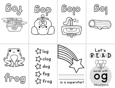 OG Word Family Worksheets - Kindergarten Mom
