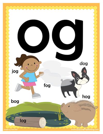 OG Word Family Worksheets - Kindergarten Mom